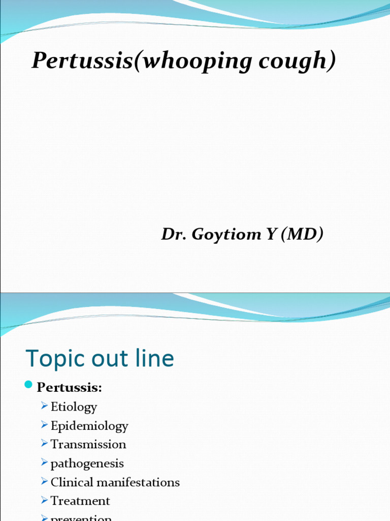 Pertussis | PDF | Vaccination | Medicine