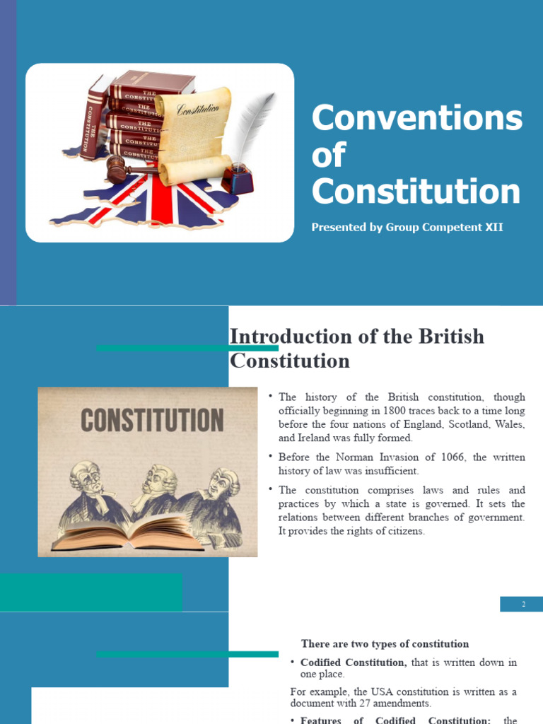 Conventions of Constitution | PDF | Constitution | House Of Commons Of ...