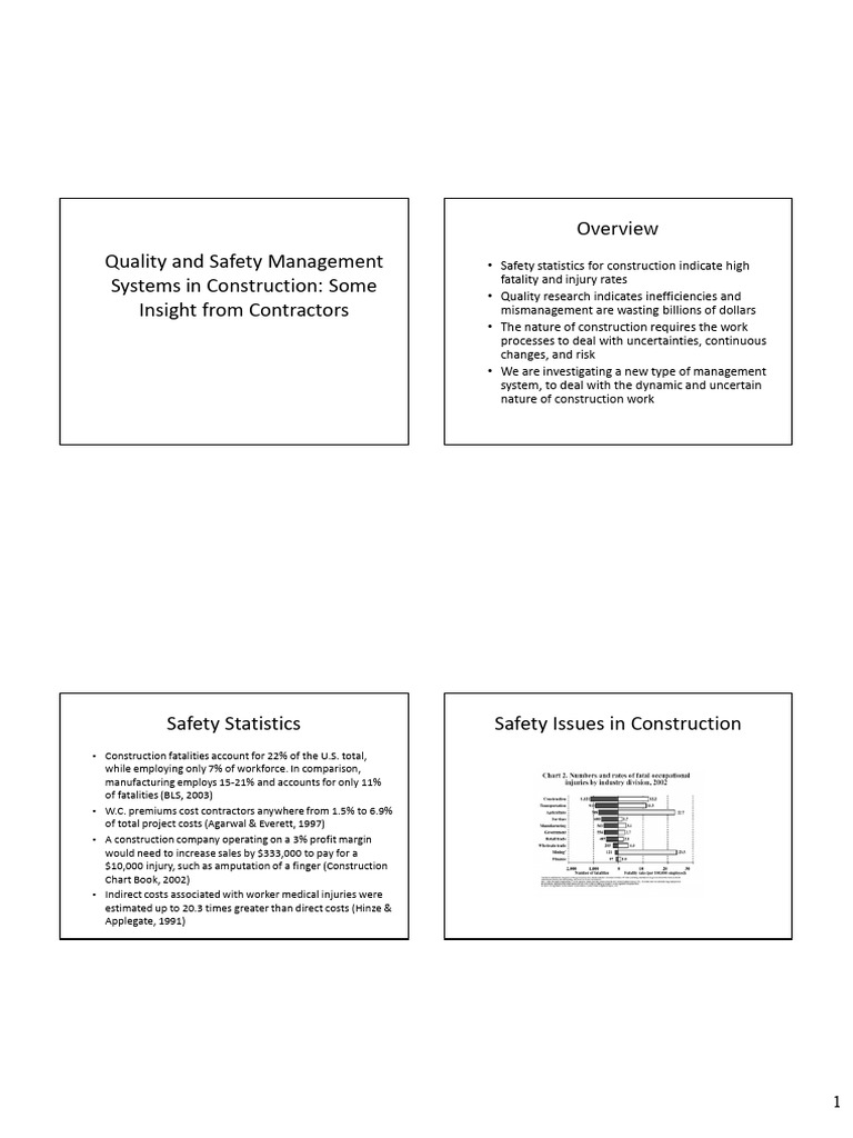 SFT 21 | PDF | Quality Management | Safety