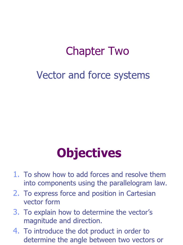 Chapter 2 1 Force Vectors | PDF | Euclidean Vector | Physics