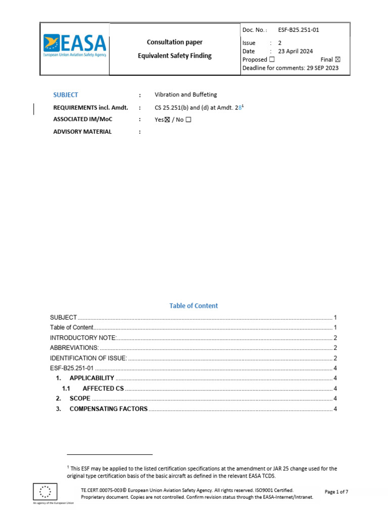 Esf-B25.251-01 Issue-02 - Final Post Consultation | PDF | Wind Tunnel | Computational Fluid Dynamics
