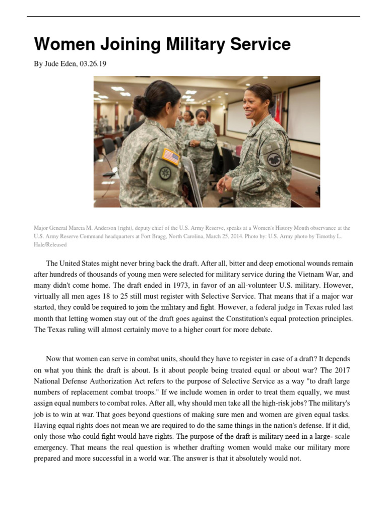 Military | PDF | Selective Service System | Military