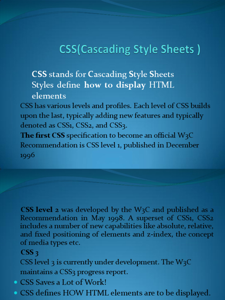 Css PDF | PDF | Software Engineering | Typography
