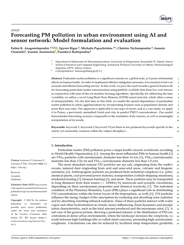 MDPI Sandy S Special Issue | PDF | Particulates | Wound