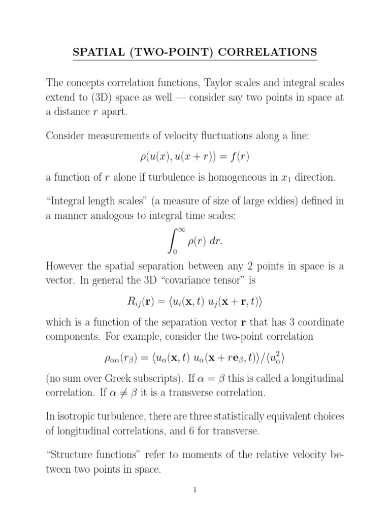 Week 8 | Download Free PDF | Turbulence | Spectral Density