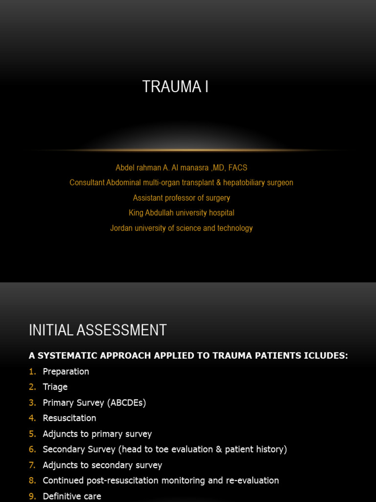 Recovered Trauma 2 | PDF | Thorax | Major Trauma