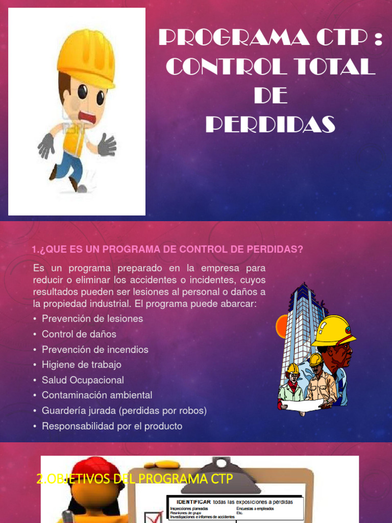 Programa de CTP | Descargar gratis PDF | Seguridad y salud ocupacional ...