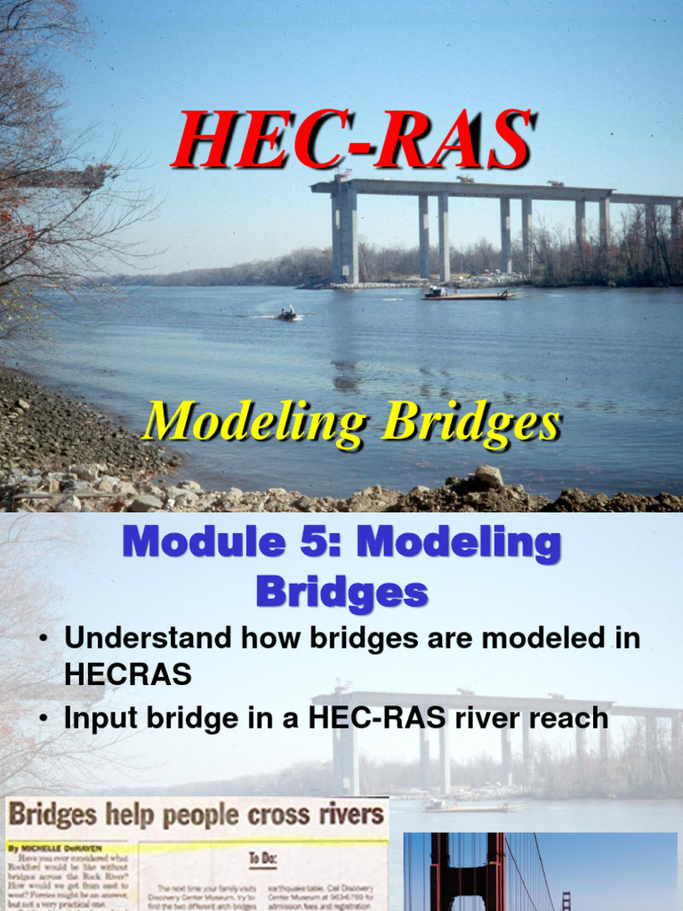HEC-RAS Bridge Modeling Guide | PDF | Friction | Bridge