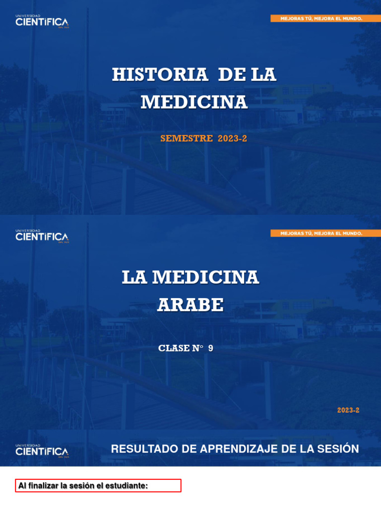 9.-LA Medicina Arabe-PPT - HISTORIA DE LA MEDICINA - SEM-92 - SESION-09 ... 9.-LA Medicina Arabe-PPT - HISTORIA DE LA MEDICINA - SEM-92 - SESION-09 ...