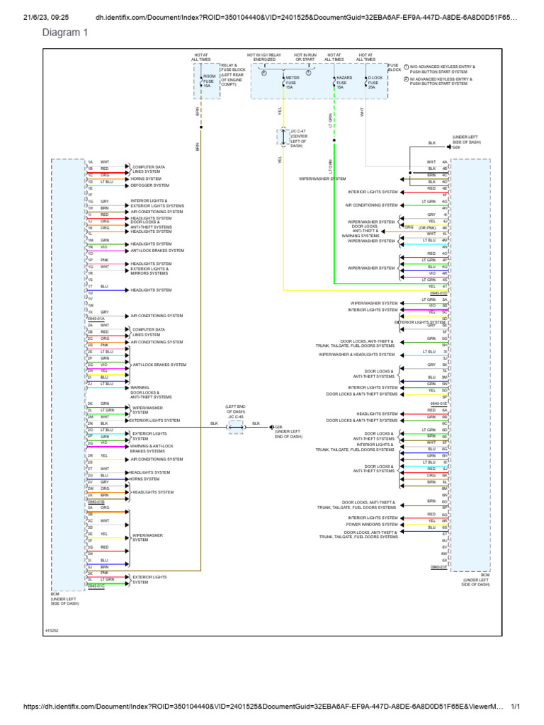 Mazda 3 BCM | PDF | Trunk (Car) | Automotive Industry