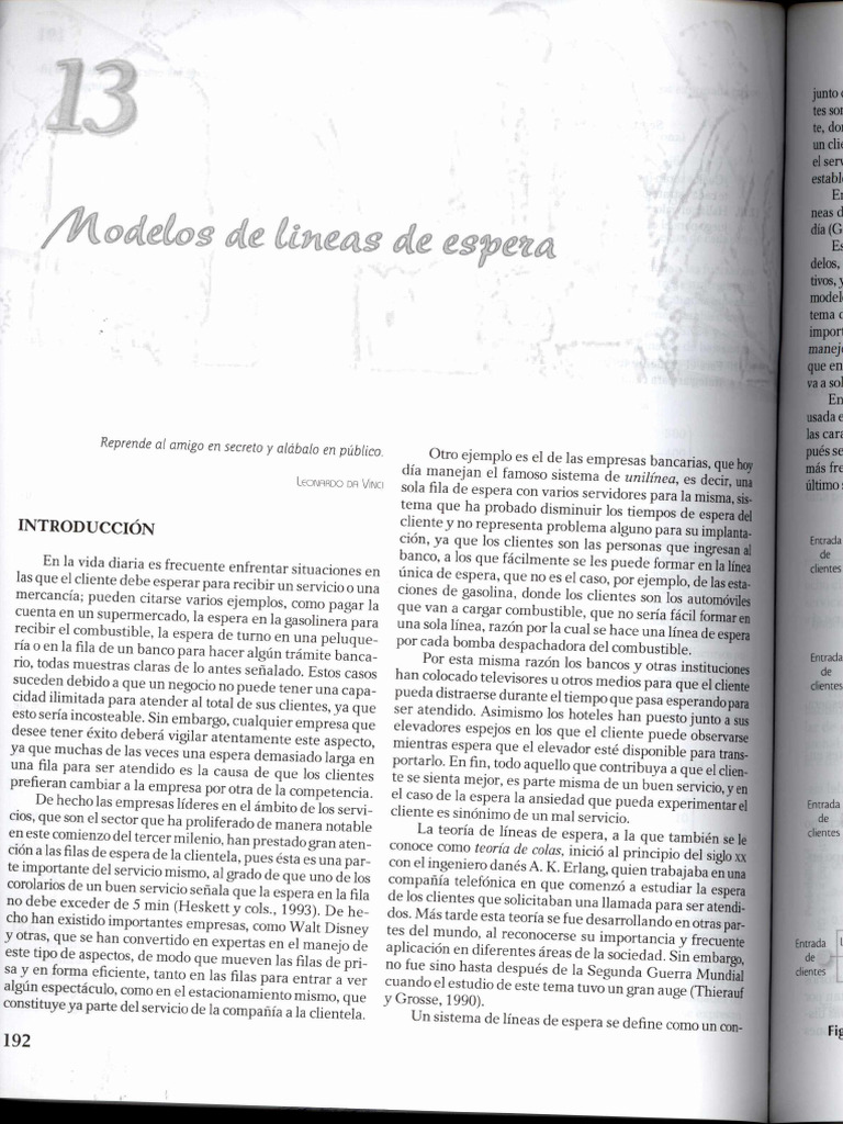 Unidad 13 Modelos de Línea de Espera | Descargar gratis PDF | Distribución de veneno | Enseñanza ...