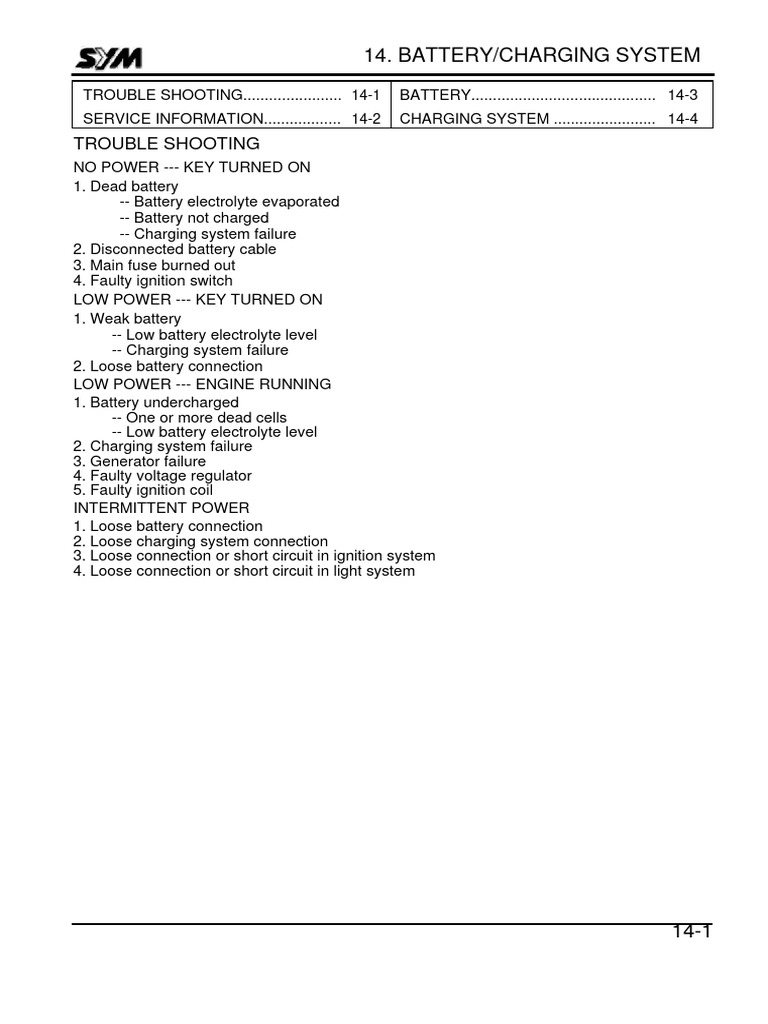14 Battery Charging System | PDF | Battery Charger | Power (Physics)