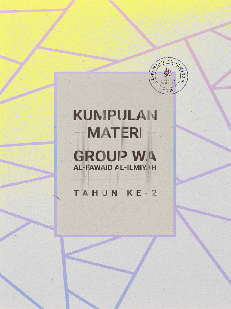 KUMPULAN MATERI AL-FAWAID AL-ILMIYAH Tahun Ke-2 | PDF