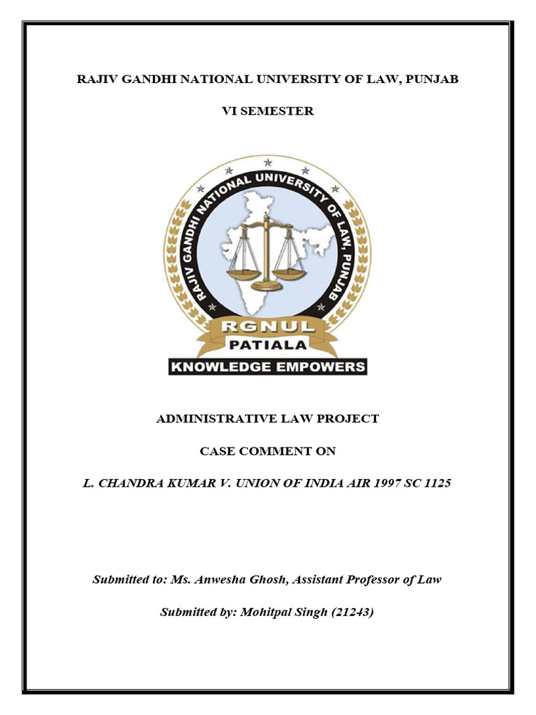 Law Students' Case Analysis | PDF | Tribunal | Supreme Court Of The ...