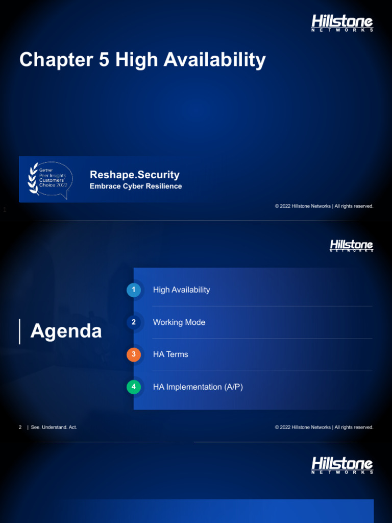05 High Availability | PDF | Internet Protocols | Computer Network