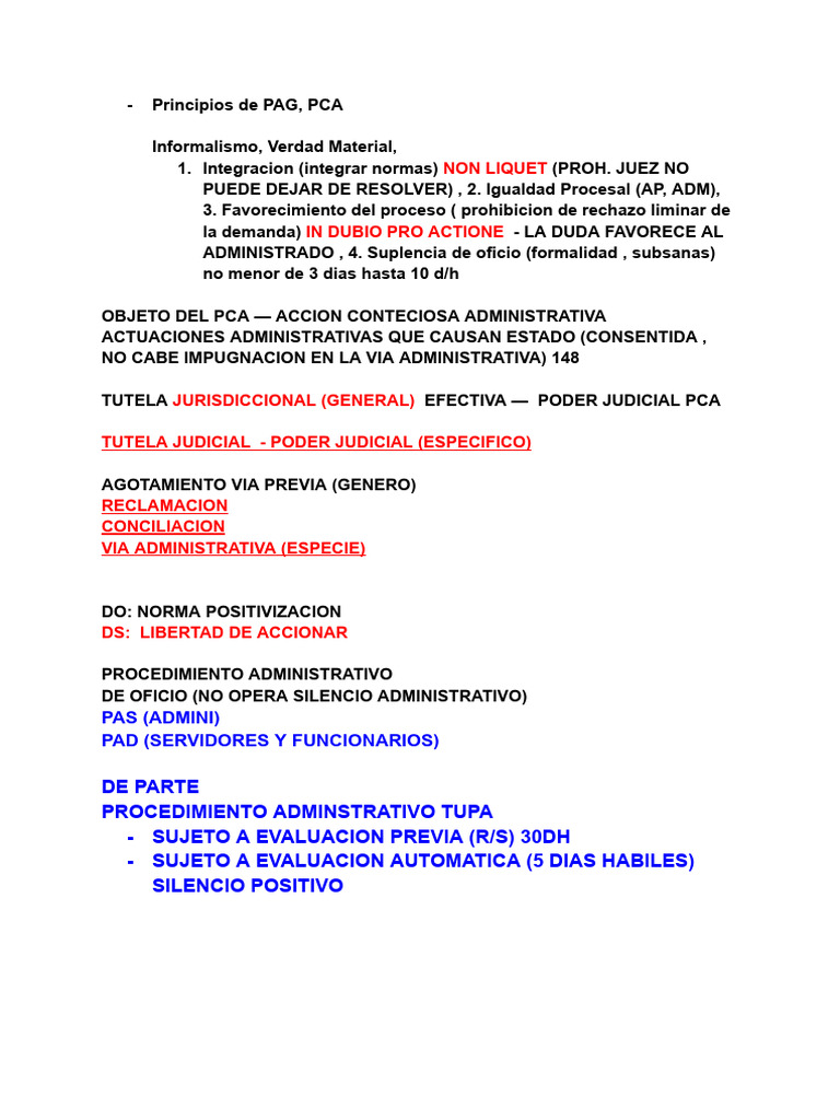 Examen Dpca | PDF | Ley procesal | Debido al proceso