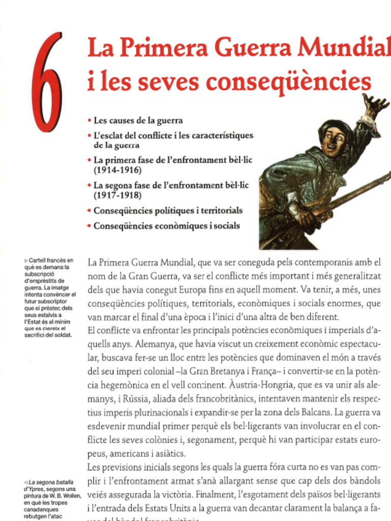 Tema - 06 La Primera Guerra Mundial | PDF
