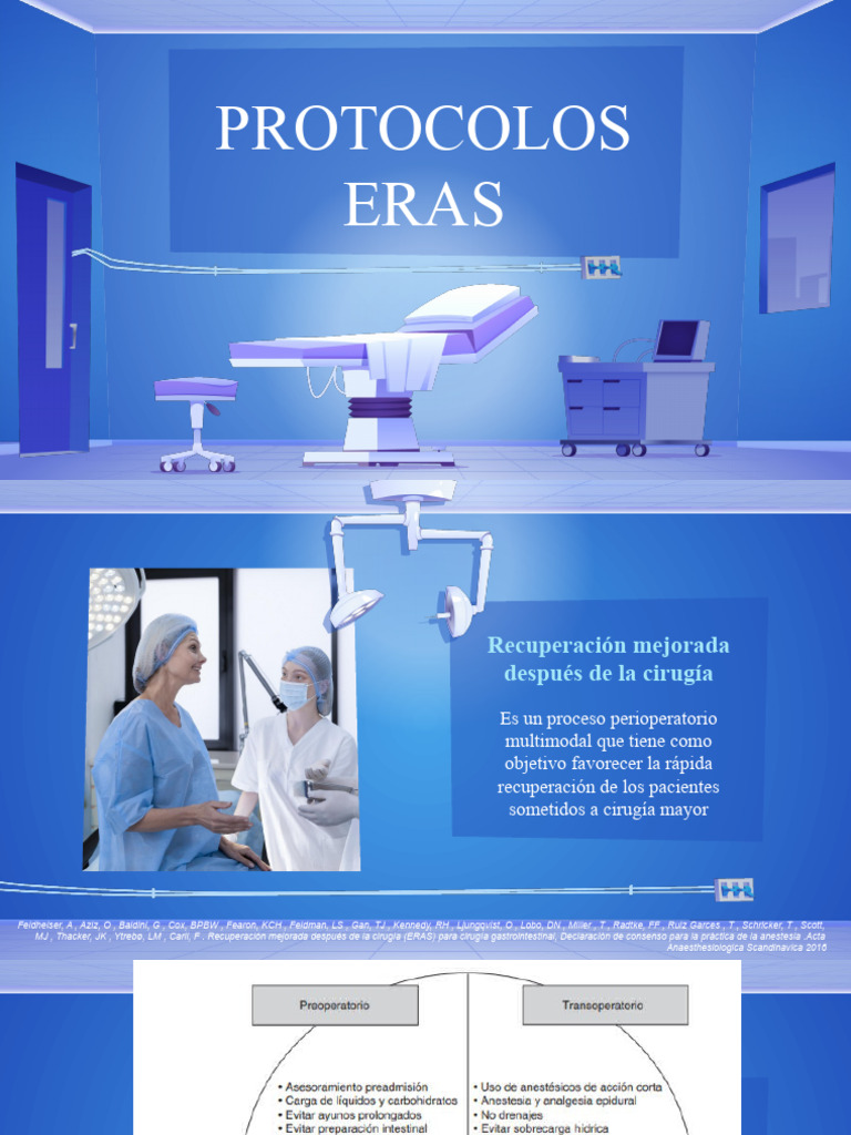 Protocolos Eras | PDF | Anestesia | Medicina CLINICA
