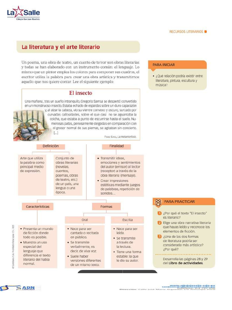 La Literatura y El Arte Literario | PDF