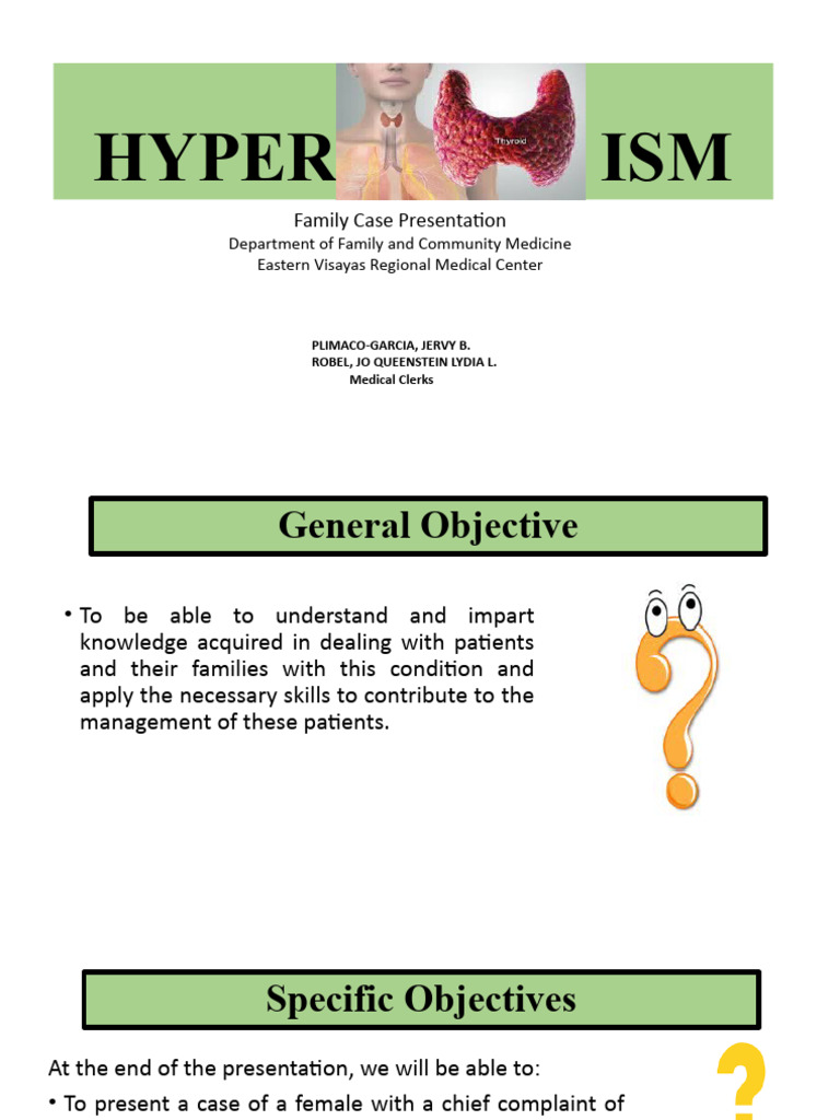 HYPERTHYROIDISM | PDF | Hyperthyroidism | Human Diseases And Disorders