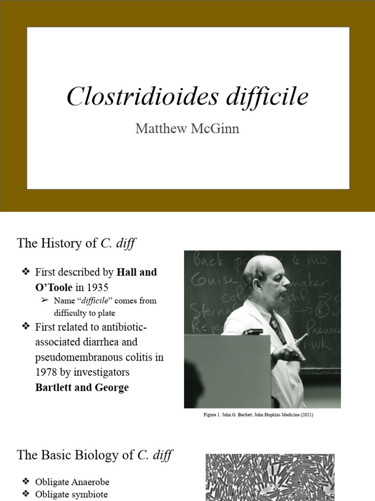 Clostridioides Difficile | PDF | Medical Specialties | Gastroenterology