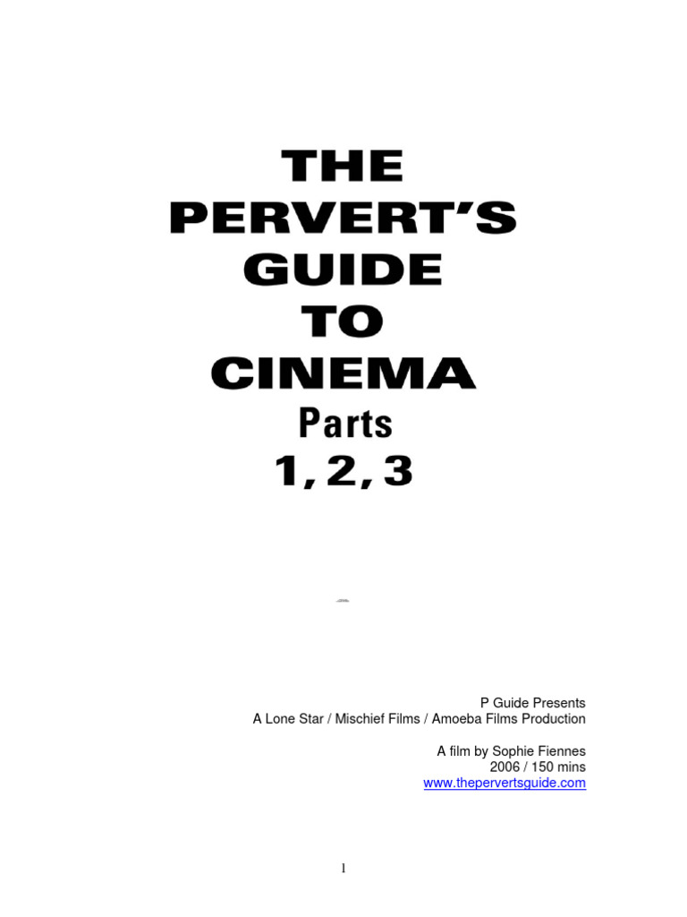 Perverts Guide Presskit en | PDF | Id | Slavoj Žižek