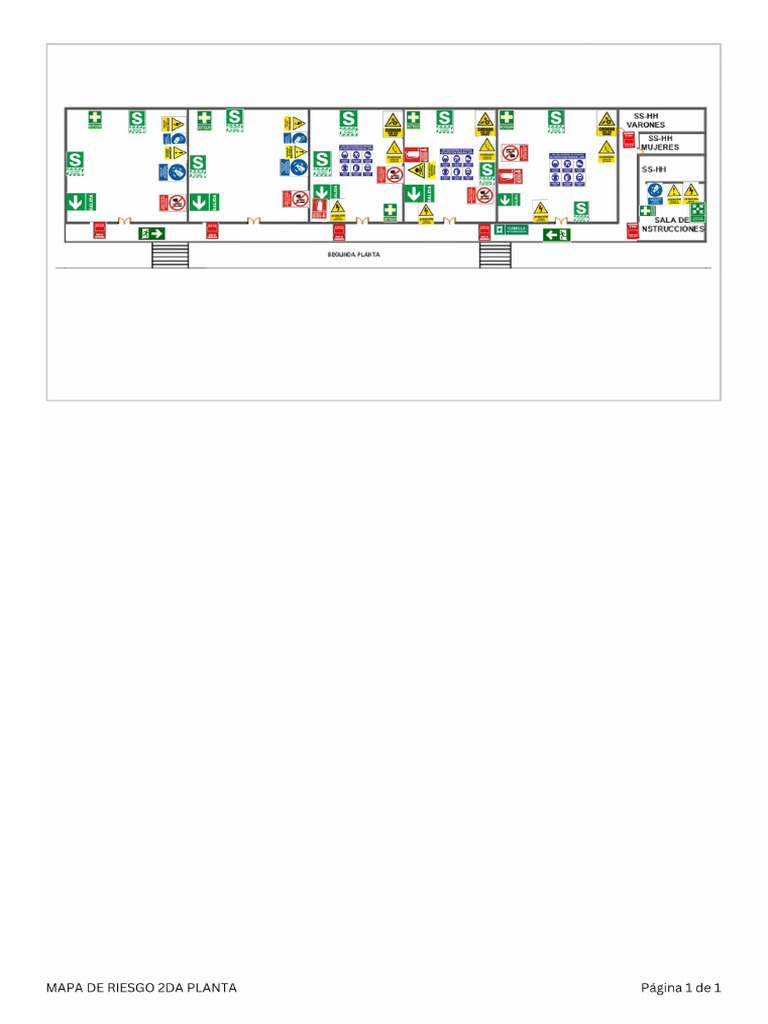 Mapa de Riesgo 2da Planta | PDF