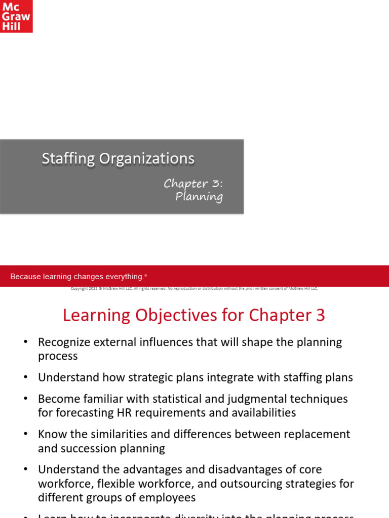 Chapter 2 (Planning) | Download Free PDF | Human Resources | Forecasting