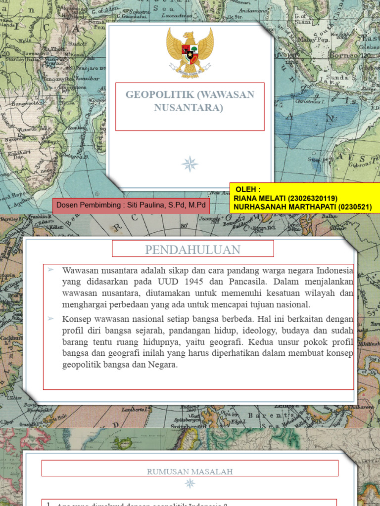 Geopolitik Wawasan Nusantara | PDF