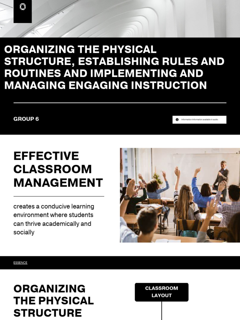 Project Proposal Business Presentation in Black White Simple Corporate Dark Style | PDF ...