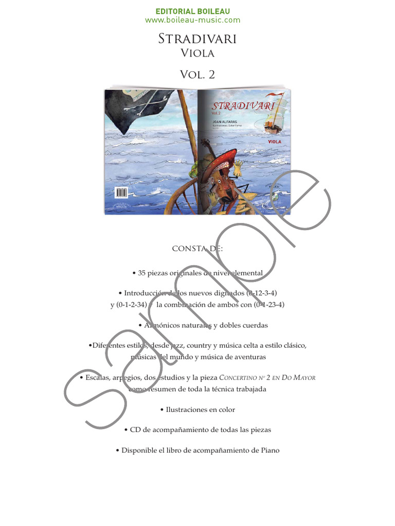 Stradivari Vol2 Viola Castellano Alfaras | PDF | Viola | Musicología
