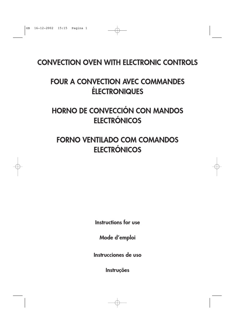 Delonghi AD1079B Retro Convection Oven | PDF | Ac Power Plugs And Sockets | Baking