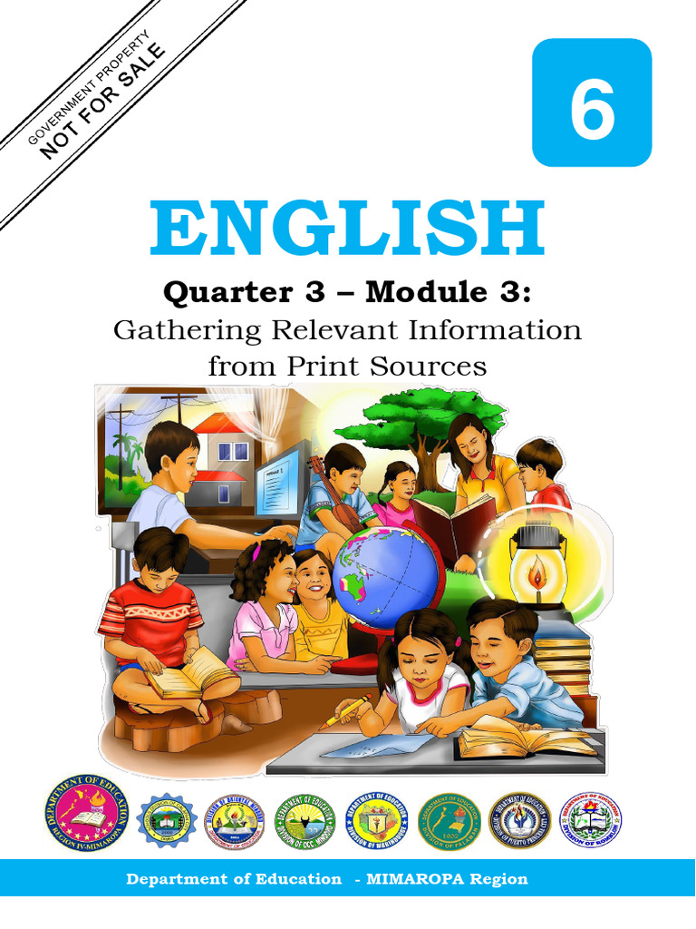 English 6 - Quarter 3 - Module 3 | PDF | Learning | Dictionary