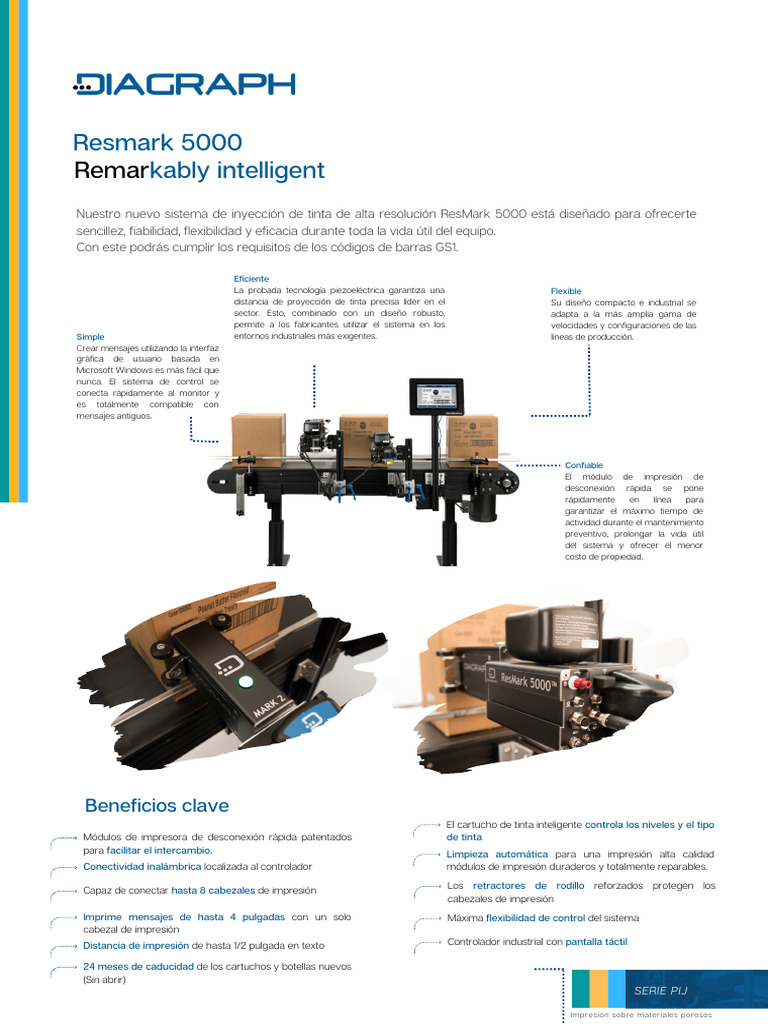 Resmark 5000 - Mexico - Brochure | PDF | Impresora (Computación ...