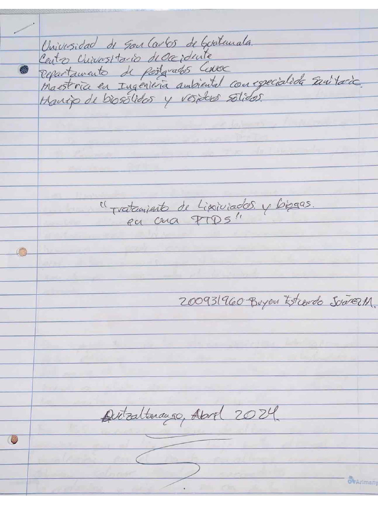 Lixiviados Bryan Juarez | PDF