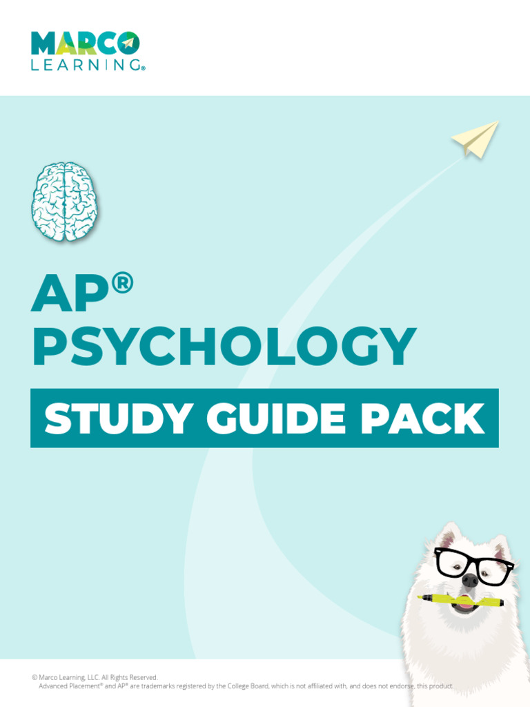 AP Psychology Study Guide Pack 2023 v1 | PDF | Psychology | Perception
