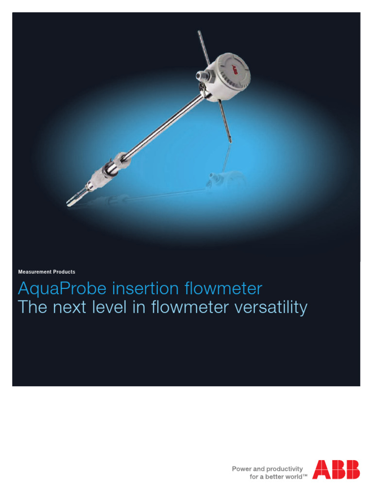 Aquaprobe Brochure Lores | PDF | Flow Measurement