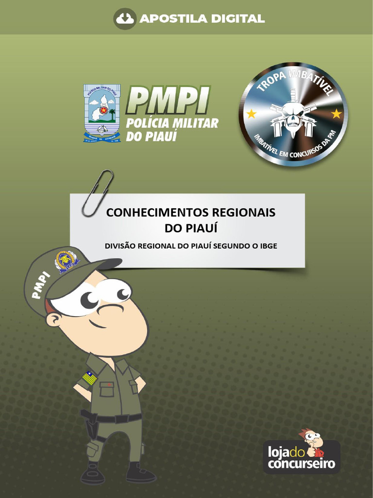 1 - Pmpi - Apostila - Conhecimentos Regionais Do Piaui | PDF | Setor ...