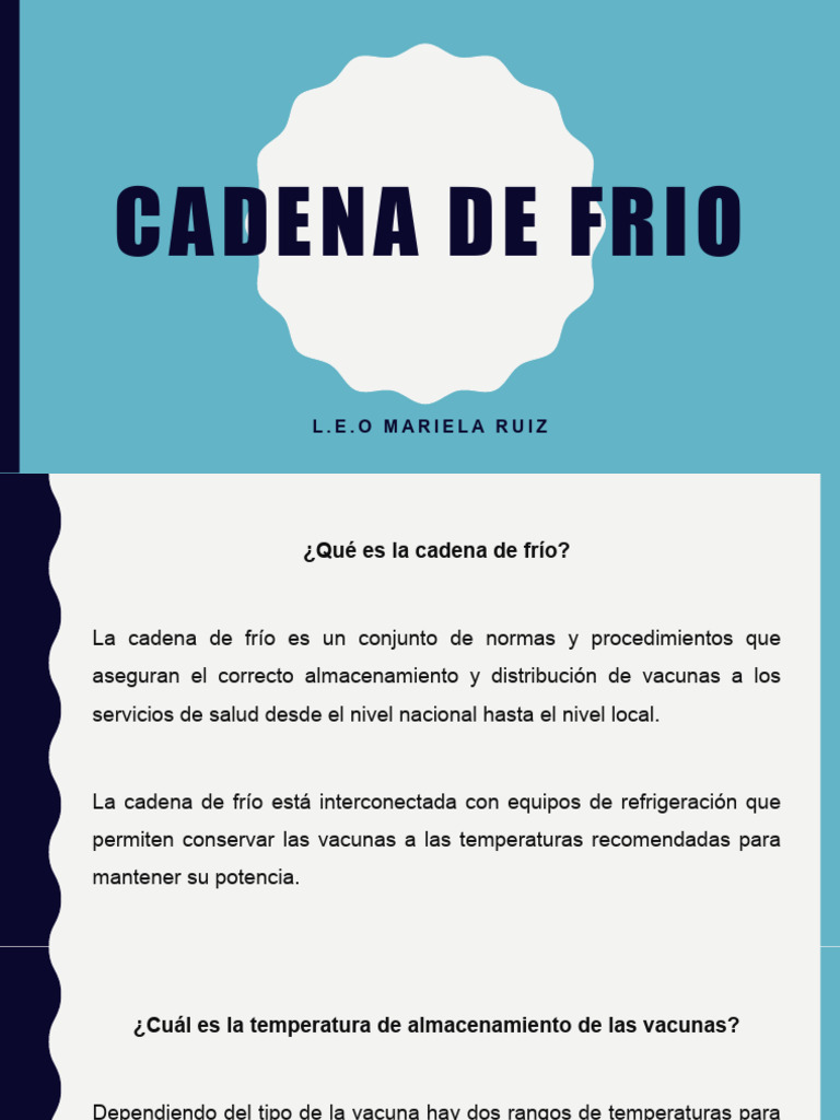 Cadena de Frio | PDF