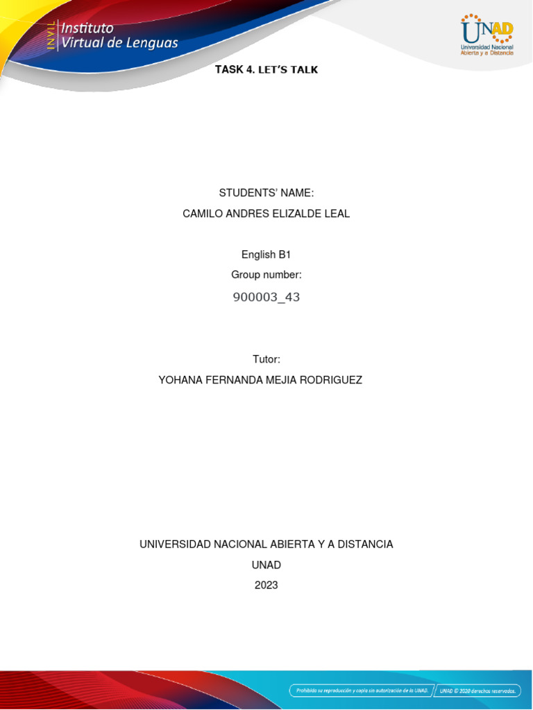 Lets Talk Camilo Elizlade | PDF