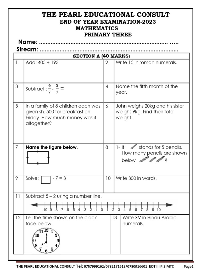 Eot Iii P.3 MTC | PDF | Mathematics