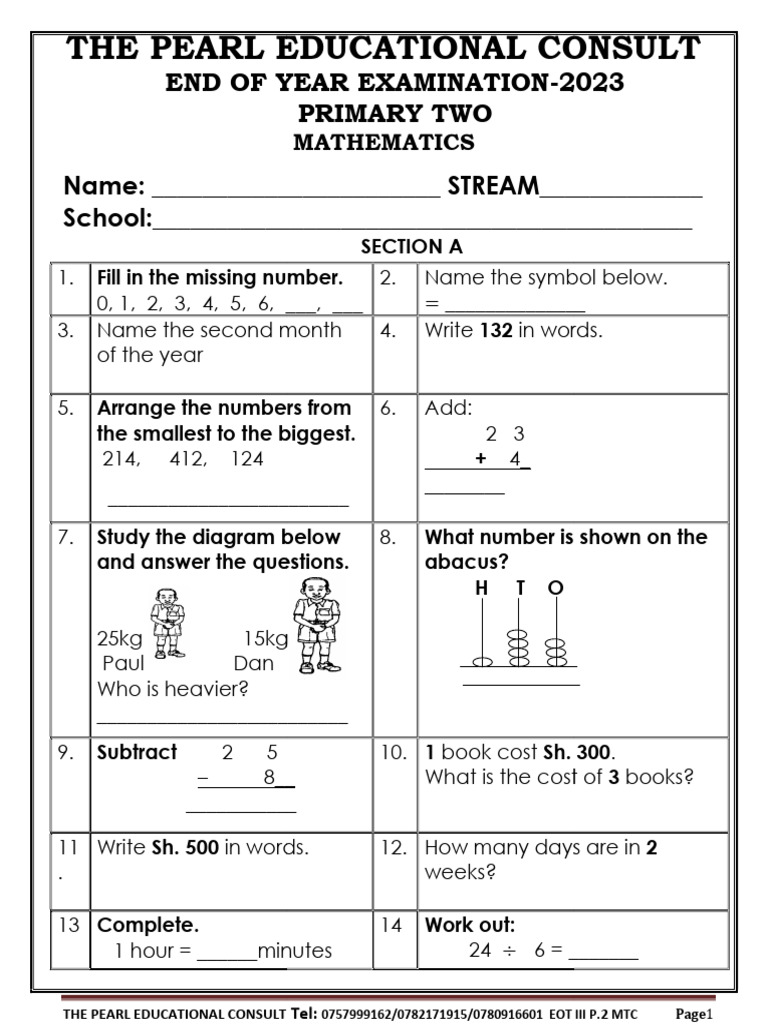 Eot Iii P.2 MTC | PDF | Mathematics