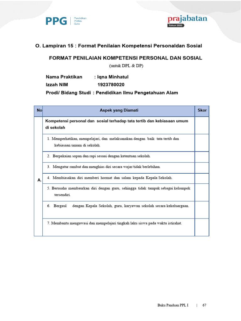 SKOR Lamp. 15 Bu Eny All Member | PDF