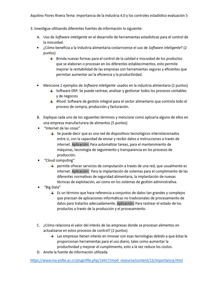 Industria 4.0 en la Alimentación Costarricense | PDF | Software ...