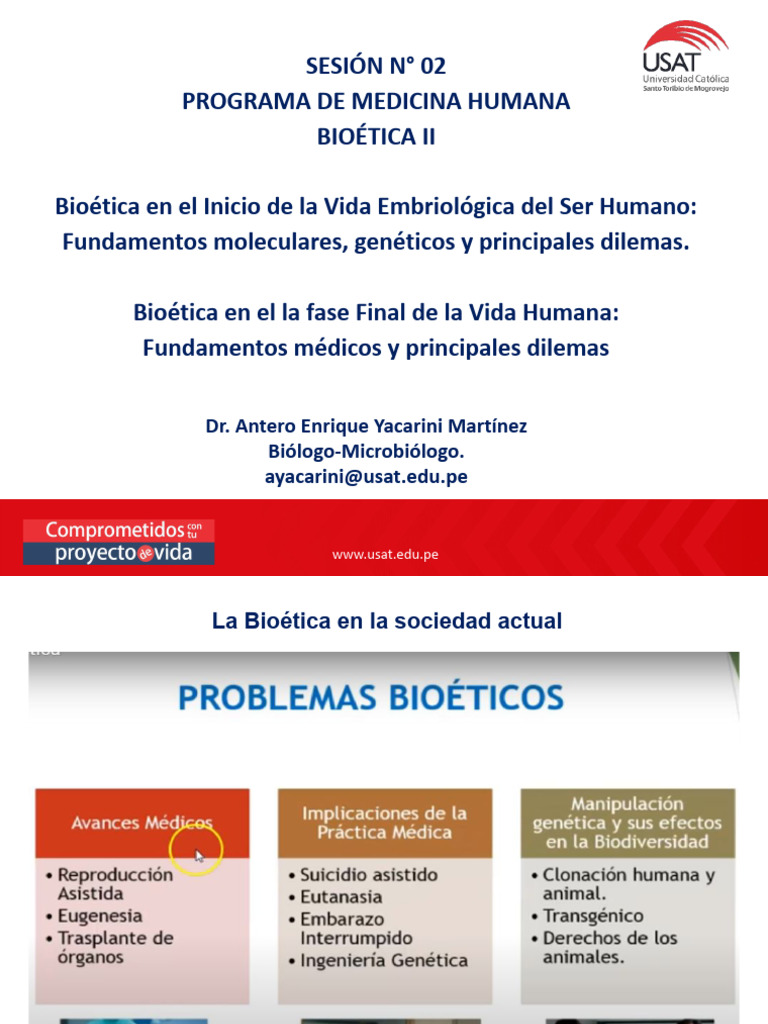 TENDENCIAS EN BIOETICA Y PROBLEMAS BIOETICOS | PDF | Embrión | Gene