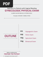 Bimanual Vaginal Examination | PDF | Vagina | Uterus