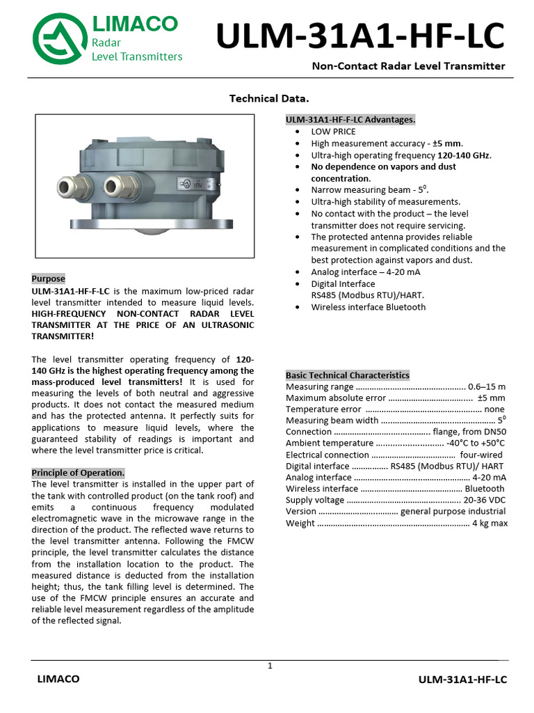ULM31 HF LC - Eng | PDF | Transmitter | Radar