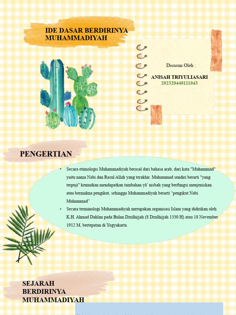 Sejarah dan Ideologi Muhammadiyah | PDF