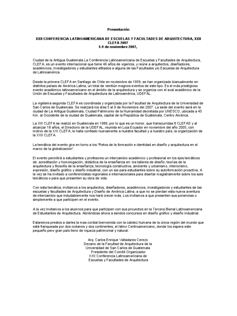 Xii Clefa | PDF | Diseño | Maestros