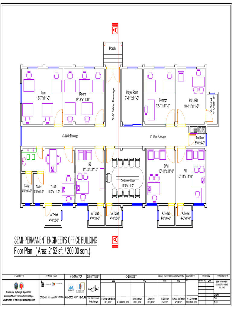 Engineers Semi Permanent Office - 200 Sqm-20240429-3P-Floor Plan | PDF